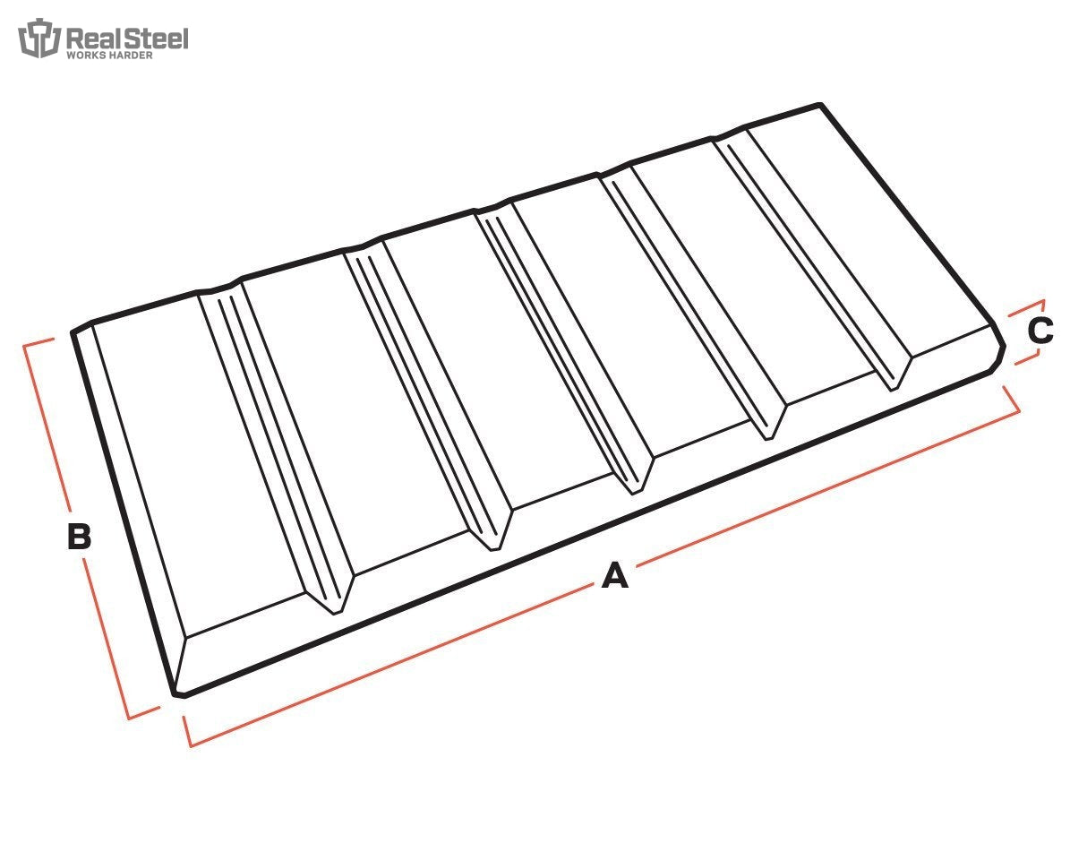 Real Steel Chocky Block 240 x 100 x 25 – Real Steel Store