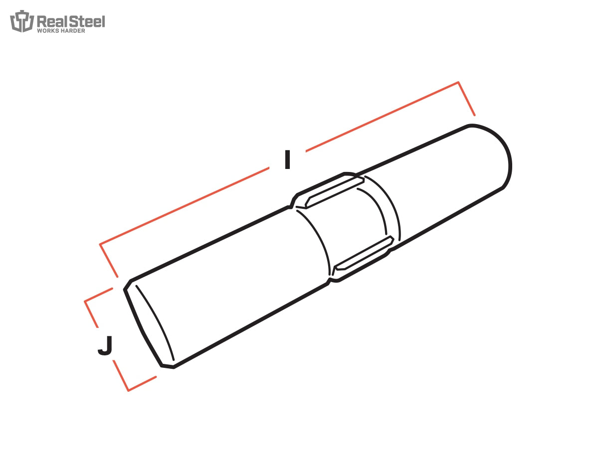 Komatsu Pin for D60-D355 Ripper Boot – Real Steel Store