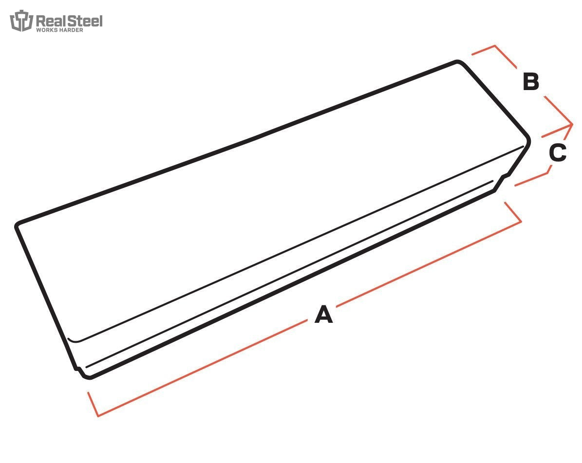 Domite Wear Bar 432 x 50 x 50 – Real Steel Store